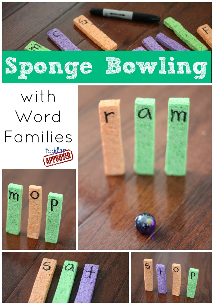 Toddler Approved Sponge Bowling With Word Families toddler-approved-sponge-bowling-with-word-families
