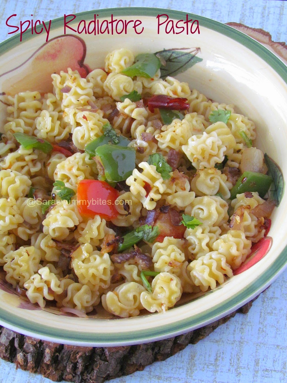 Spicy Radiatore Pasta SarasYummyBites spicy-radiatore-pasta-sarasyummybites