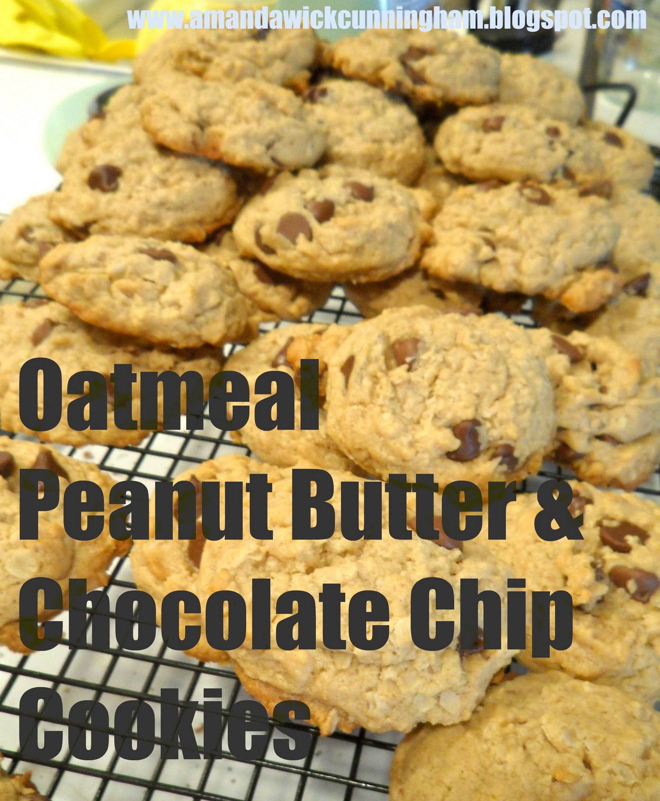 Kaleidoscope of Colors: Oatmeal Peanut Butter & Chocolate Chip Cookies