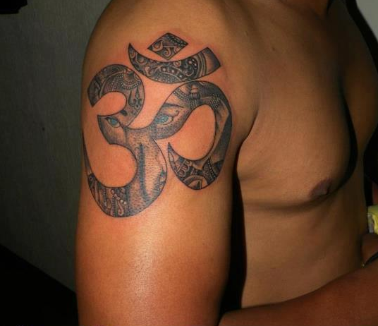 Tattoo Information Point: Black Om Tattoo