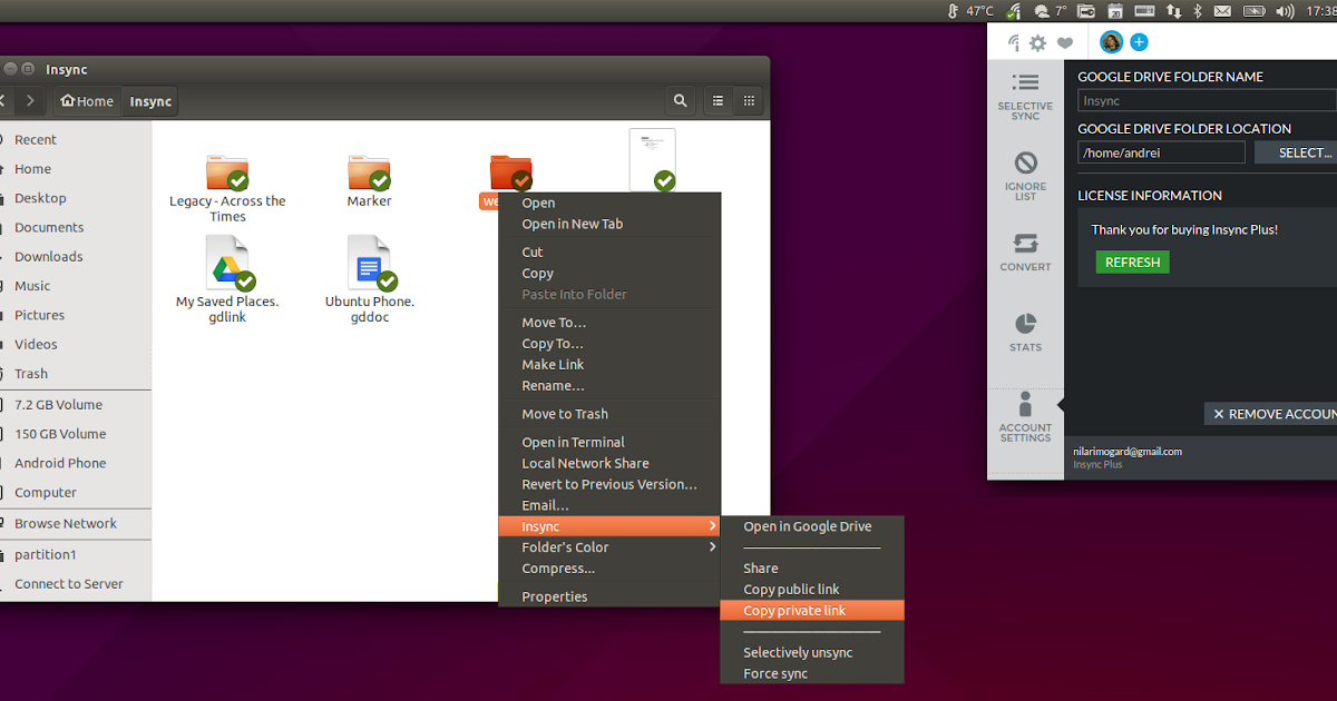 Insync 1.2 Released With New HTML5 UI ~ Web Upd8: Ubuntu / Linux blog
