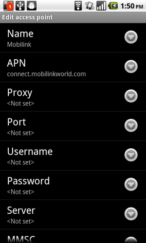 Mobilink GPRS Setting on Android ~ Zain Mobile Software Dev.