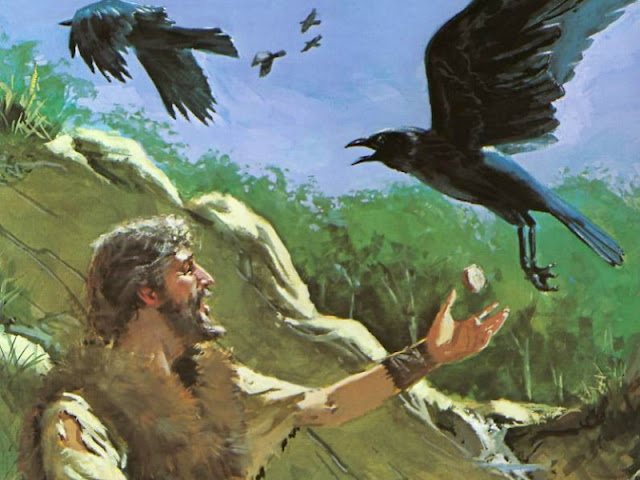 The Bible In Paintings, #135: GOD DIRECTS RAVENS TO FEED ELIJAH, Part 1