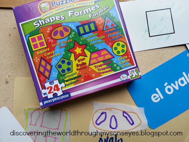 Spanish Home Lesson: Learning The Shapes (Las formas)