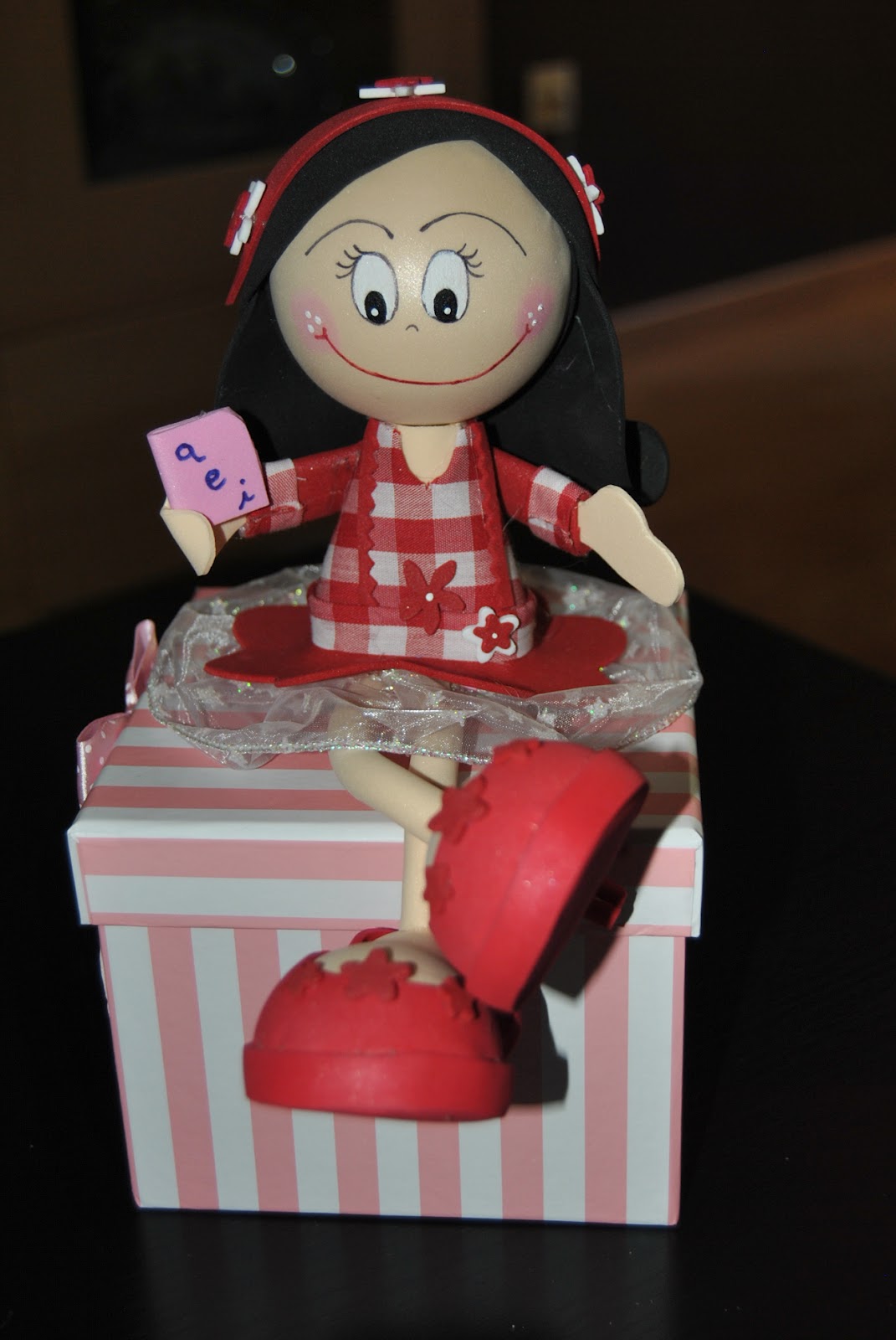 Como hacer una fofucha sentada paso a paso - Imagui