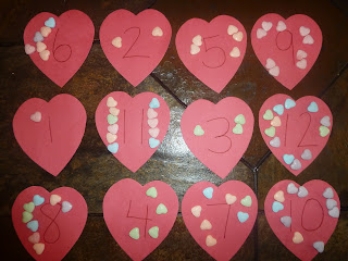 Heart Number Match Game