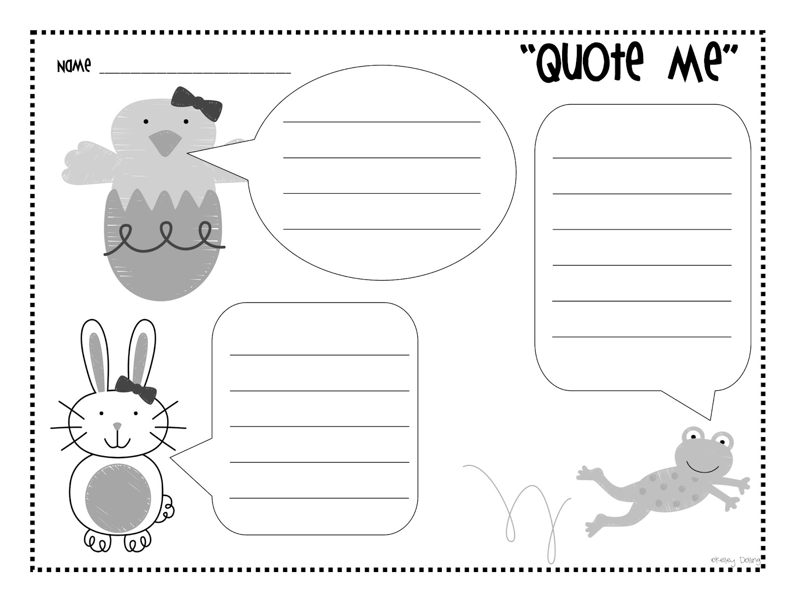 EASTER FREEBIE - Teacher Idea Factory