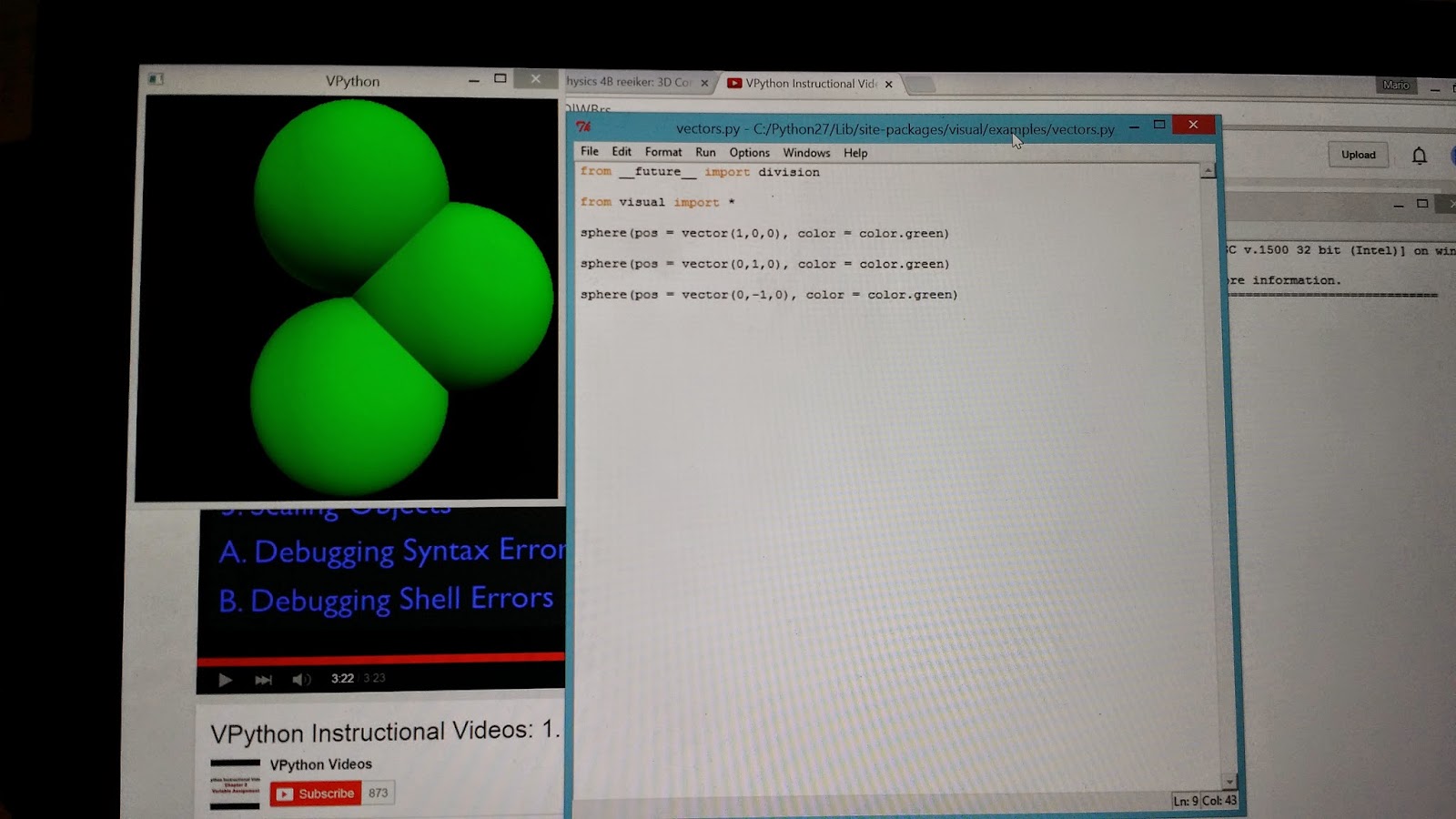 Vpython-examples glynnjarr