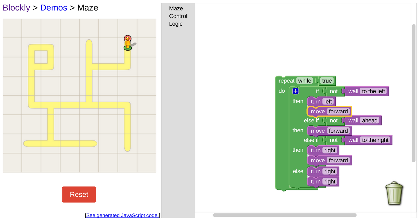 Heron's Note: Google Blockly
