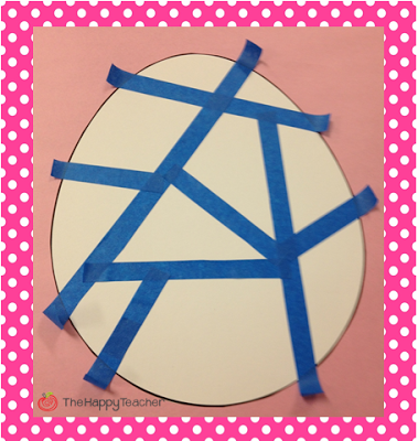 Easter Egg Art Project | TheHappyTeacher