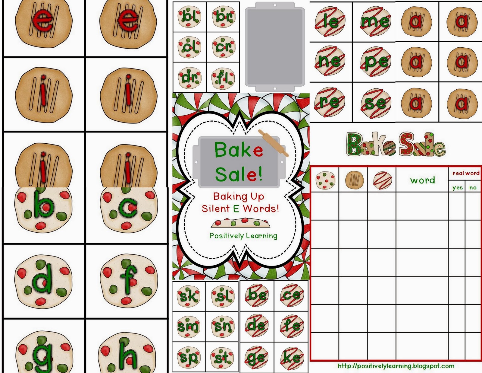 Bake Up Silent E! - Classroom Freebies