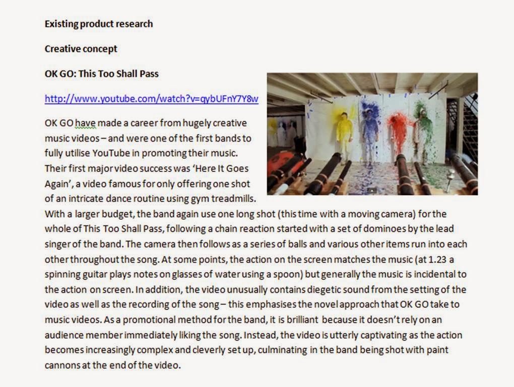 GCSE Media - Legacy Spec: Assignment 3: Existing product research GCSE Media - Legacy Spec: Assignment 3: Existing product research