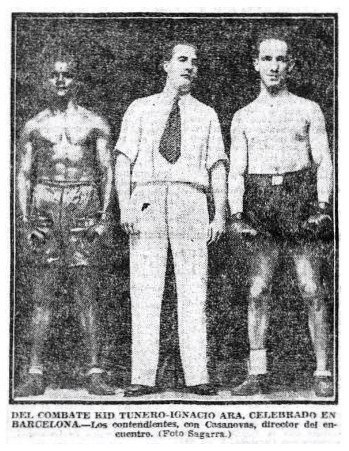 Boxeo 1930s: Ignacio Ara "el catedrático del boxeo"