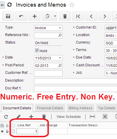 Acumatica Singapore: Importing Invoices. Multiple Lines. Multiple Times. Using Search Function.
