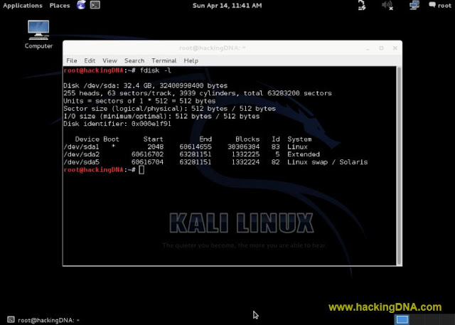HackingDNA: Kali Linux Installation