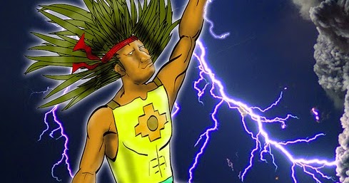 DEJEMOS QUE CORRA EL AIRE: MITOLOGIA INCA..........ILLAPA