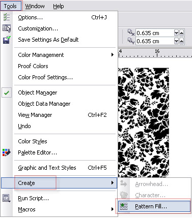 Cara Menambah Pattern Sendiri | Belajar CorelDRAW