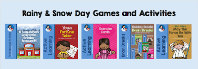 Rainy and Snow Day Activities for Indoor Recess & PE | Peaceful ...