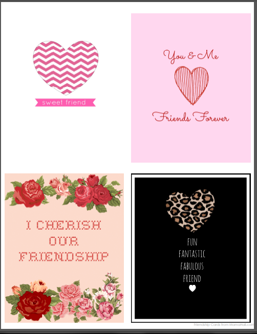 mamahall: show your friends some love {free printable valentines}