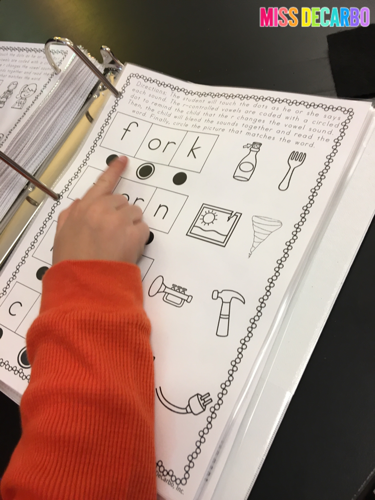 A Tour of My No Prep Intervention Binder - Miss DeCarbo