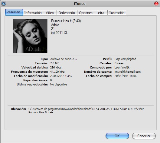 ADELE - 21 [iTunes Plus AAC M4A] - PSXDB - LMEPEM
