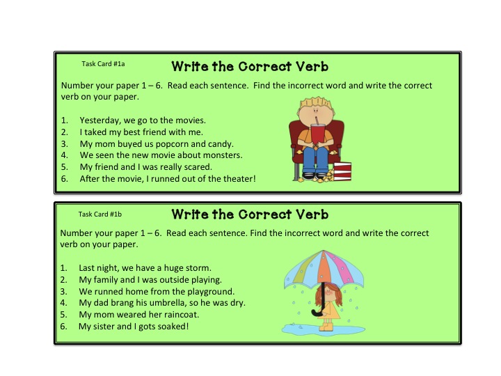 The Best of Teacher Entrepreneurs: Language Arts - "Task Cards ...