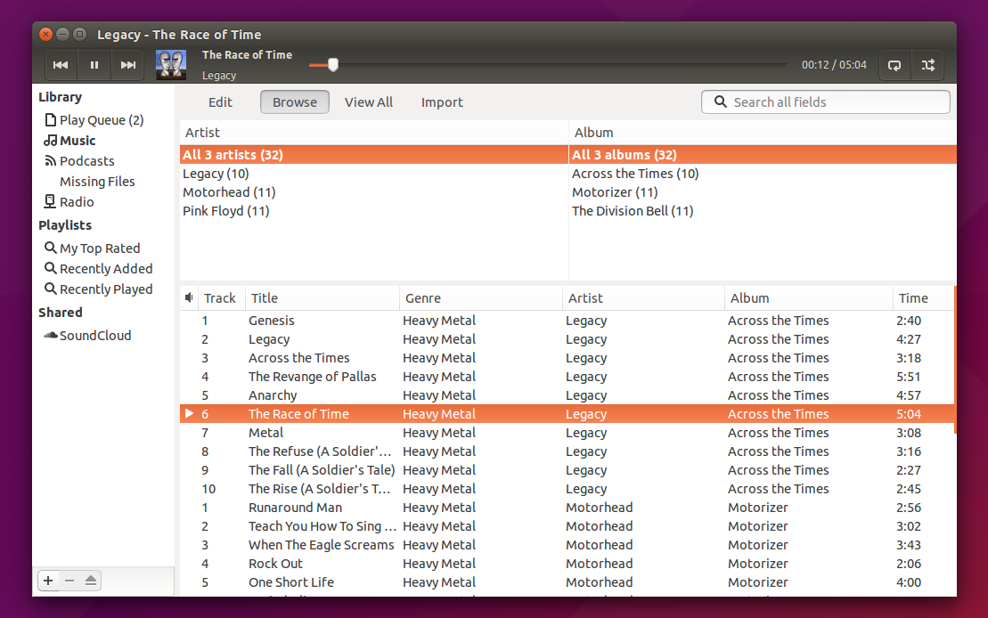 Enable Client Side Decorations For Rhyhmbox With `Alternative Toolbar` Plugin ~ Web Upd8: Ubuntu ...