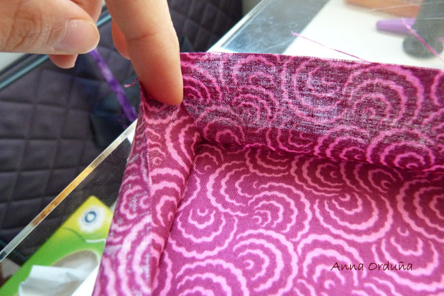 Anna Orduña - Mi Rincón de Patchwork: Tutorial: Bies simple para Quilts rectos