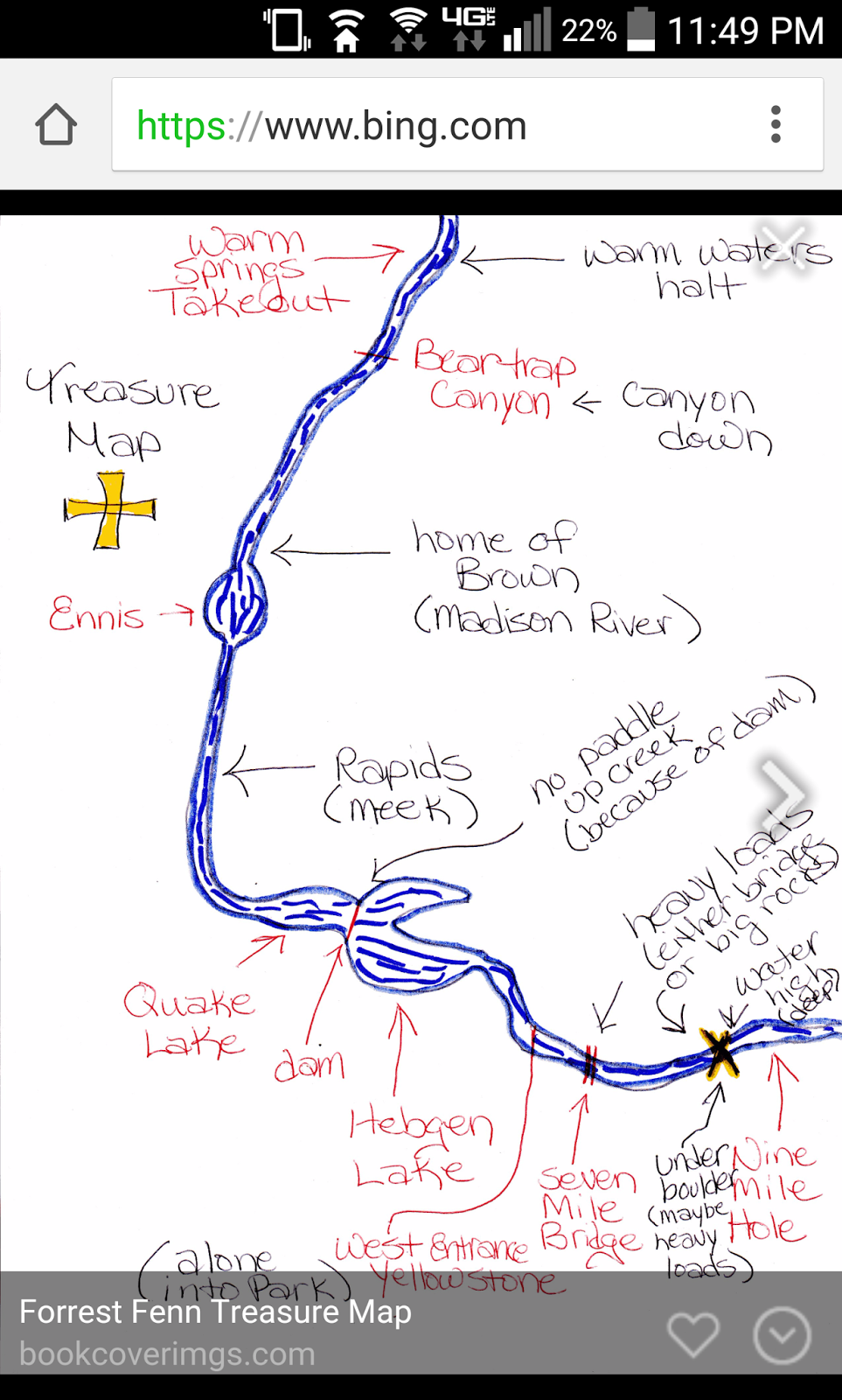The thrill of the chase map and poem - caseoseops