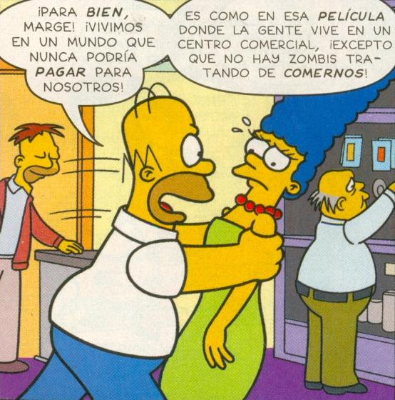 Cómic de bart y marge - Imagui