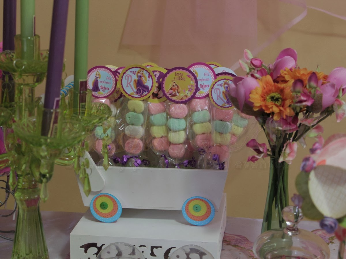 Mesa tematica de rapunzel - Imagui