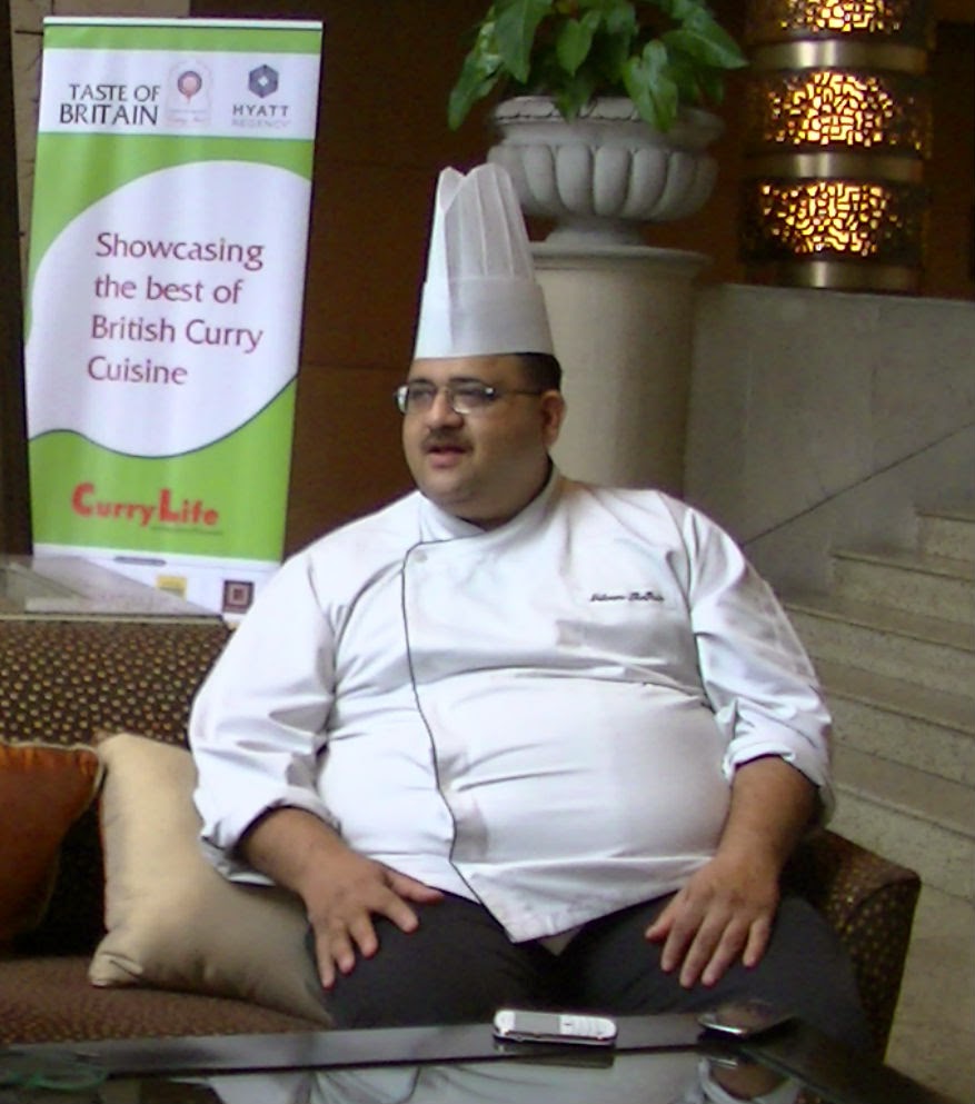Curry Life Blog: Chef Vikram Ganpule: the Chef at the Helm of Hyatt Regency