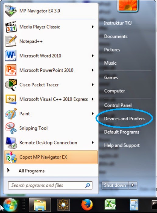 Tutorial Sharing Printer | Computer and Network Engineering