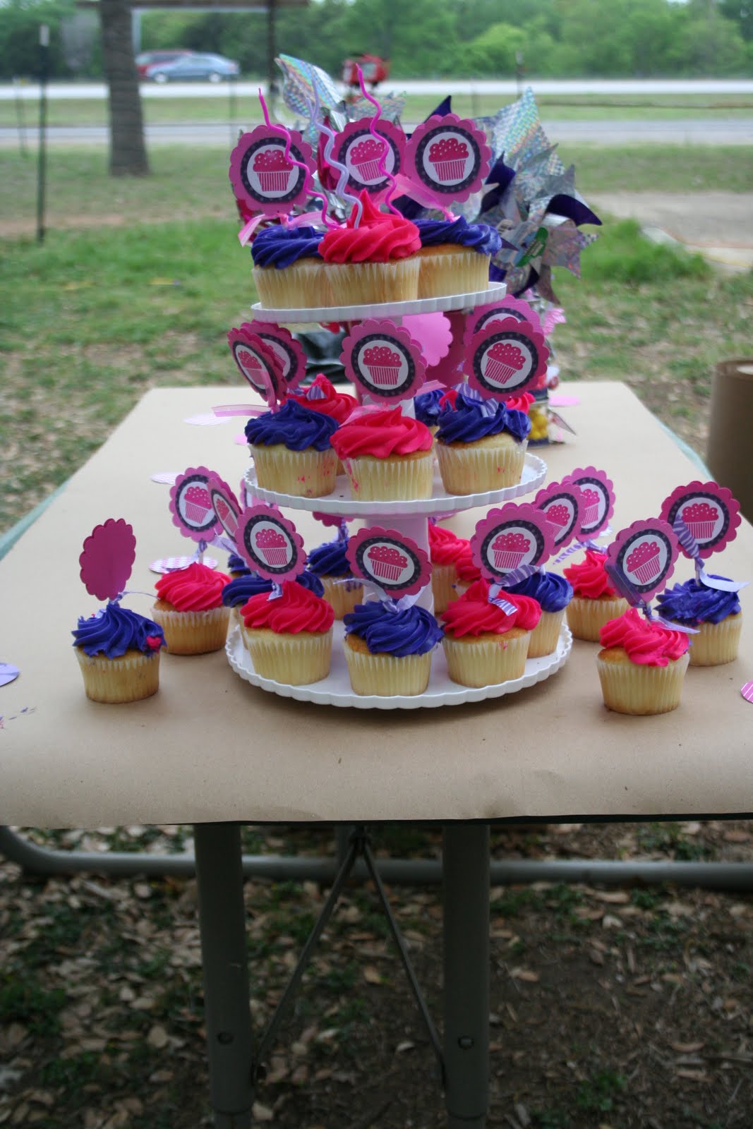 Pink and Purple Polka Dot Party - Pink Buckaroo Designs