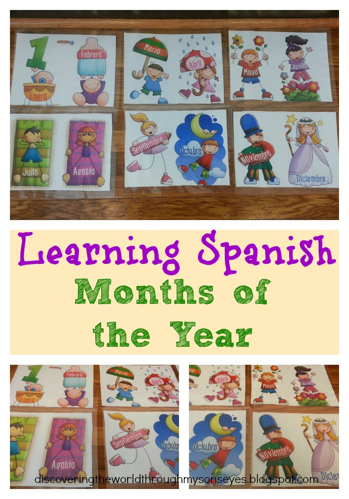 Temporal Concepts, Months, & Days of the Week in Spanish