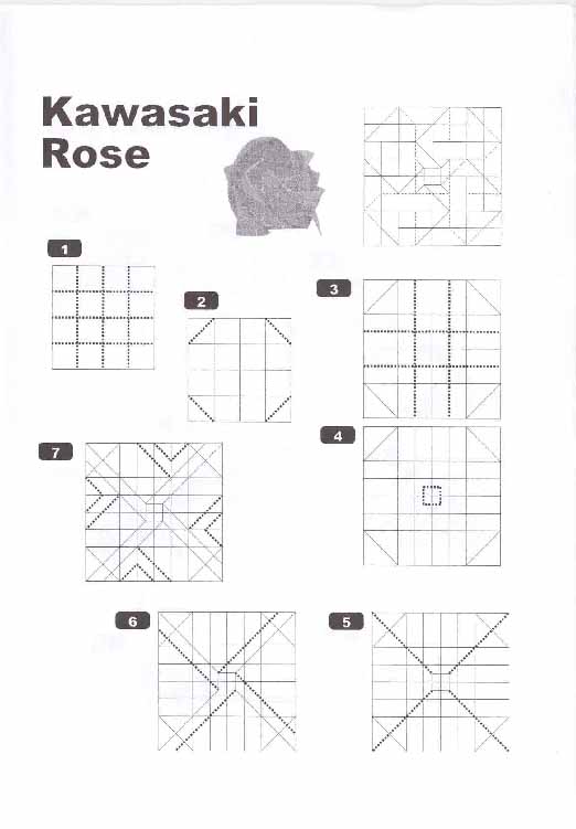 Origami Kawasaki Rose origami-kawasaki-rose