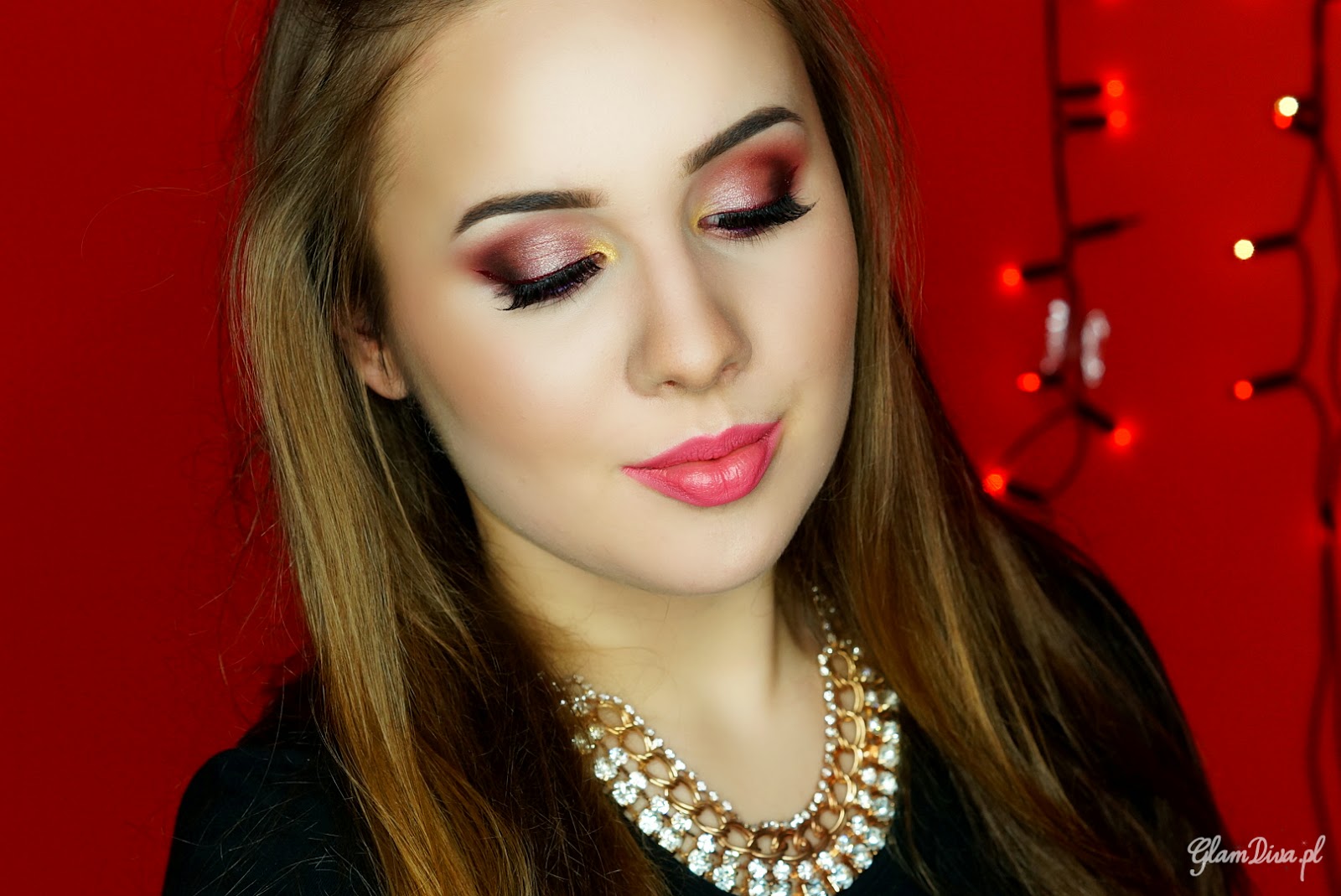 GlamDiva.pl: ROYAL BLUSH - Makeup tutorial / Aplikacja Bellashoot na iPhone i iPad