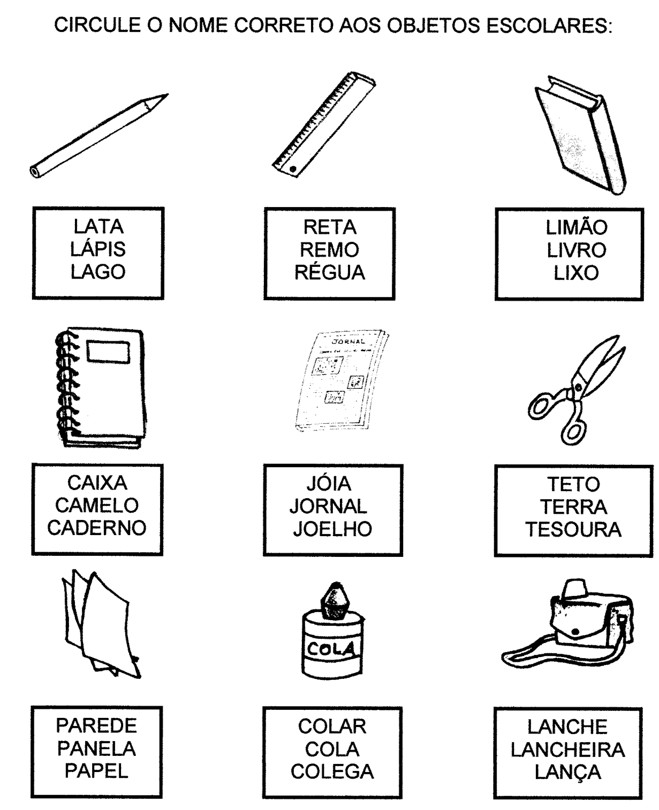 Objetos escolares en inglés - Imagui Objetos escolares en inglés - Imagui