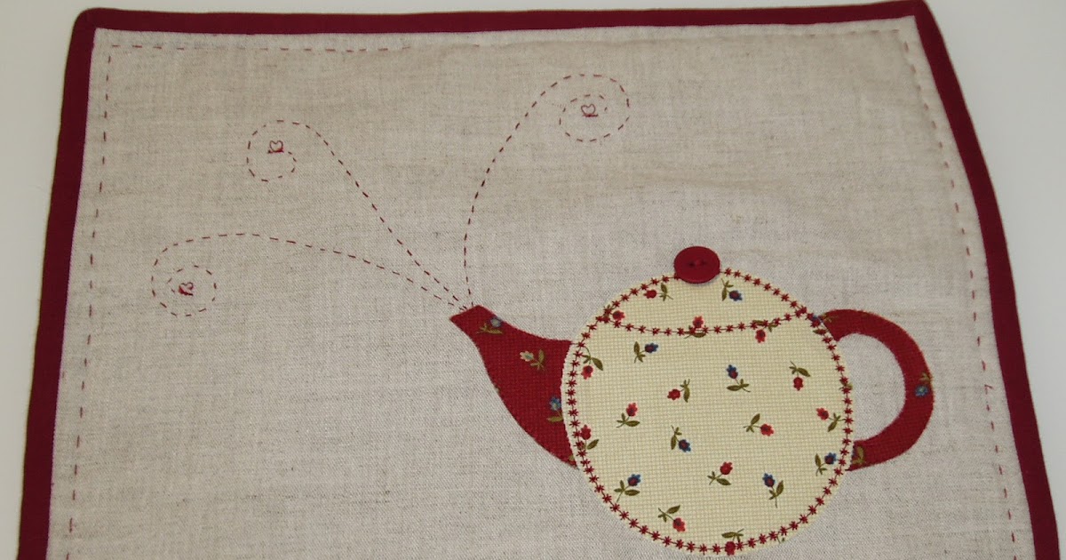 Patchwork de FUNKYPATCH: Manteles individuales con aplicaciones