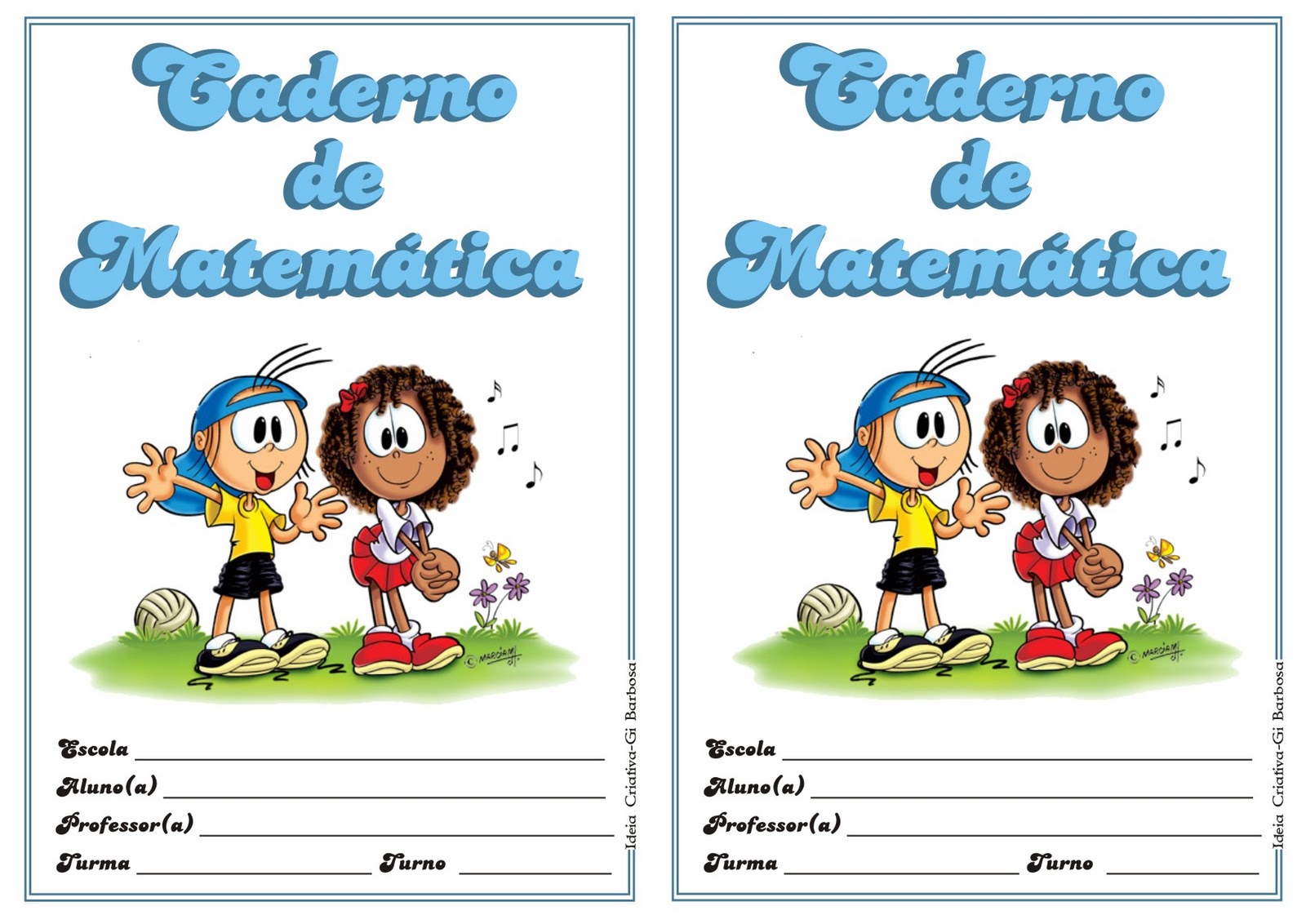 Tia Leika: Capas Para Cadernos