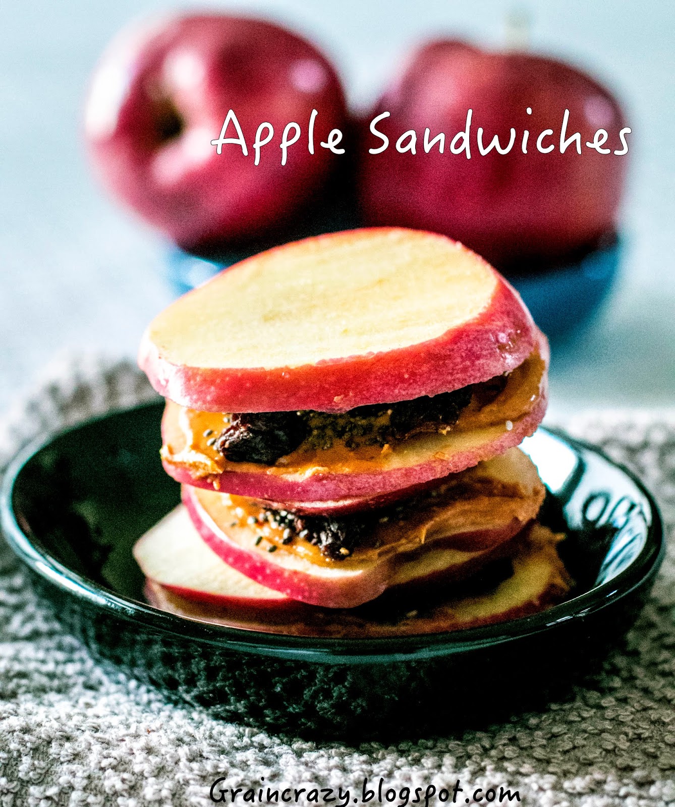 Grain Crazy: Apple Sandwiches (Gluten Free)