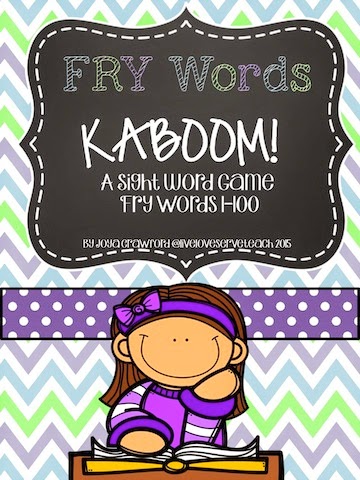 The Best of Teacher Entrepreneurs: LANGUAGE ARTS - FRY Words KABOOM!!!