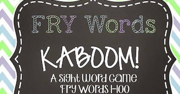 The Best of Teacher Entrepreneurs: LANGUAGE ARTS - FRY Words KABOOM!!!