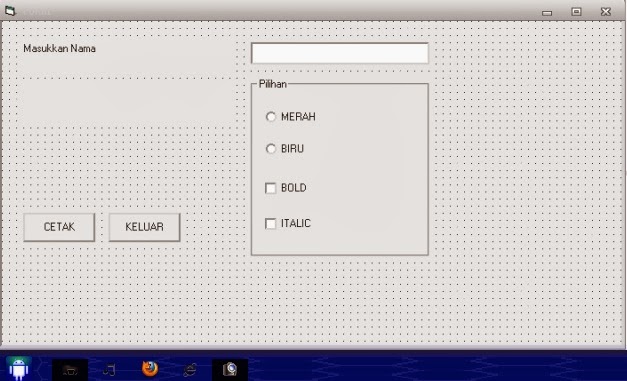 Membuat Program Sederhana dengan Visual Basic 6.0 ~ Explorasi Gan Dunia Teknologi
