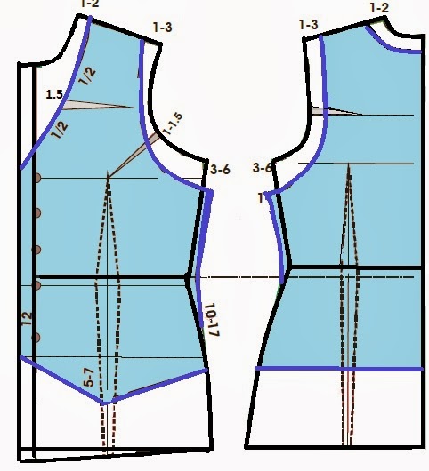 MOLDES DE chaleco - Imagui