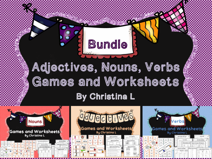 The Best of Teacher Entrepreneurs: Language Arts - "Adjectives, Nouns ...