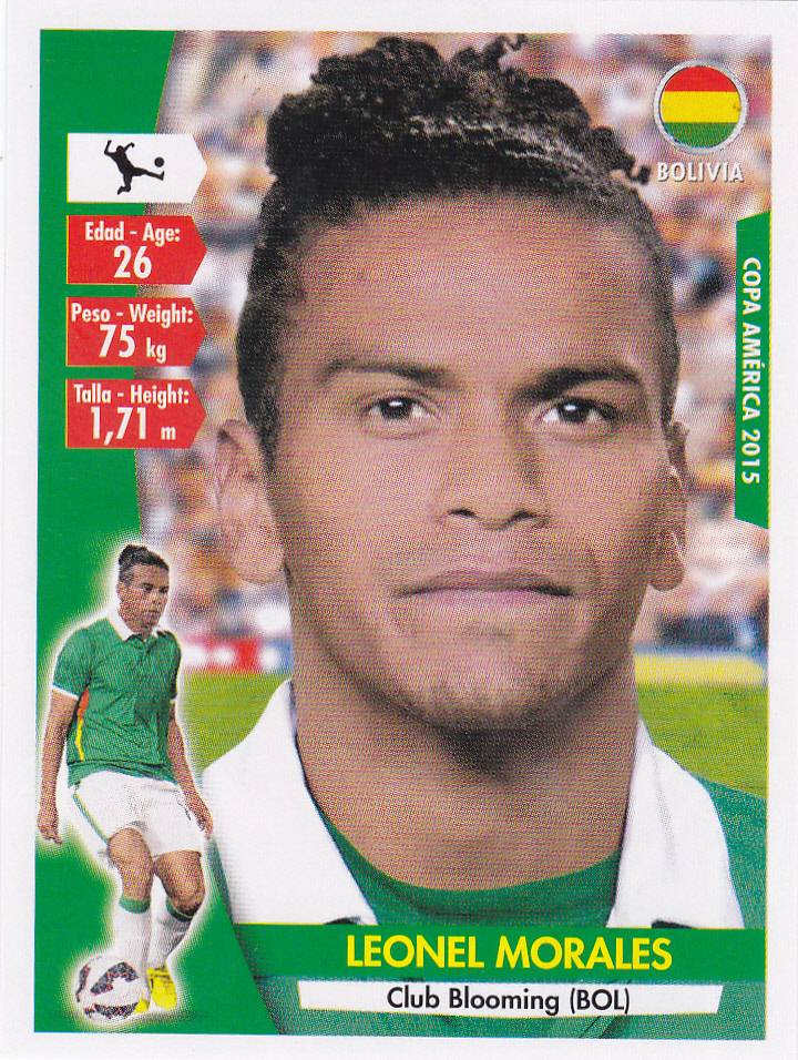 Cromos Bolivia Stickers Colección Navarrete Capri Copa América Chile 2015 ~ ONE WOMAN ARMY CORP ...