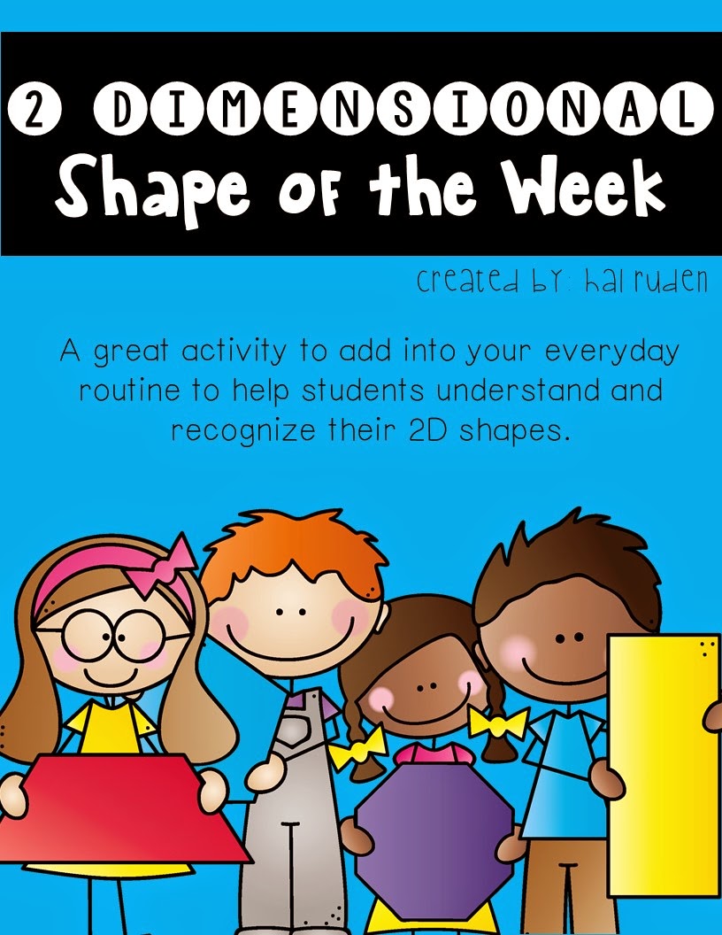 Stickin' With Second Grade: 2D Shape of the Week