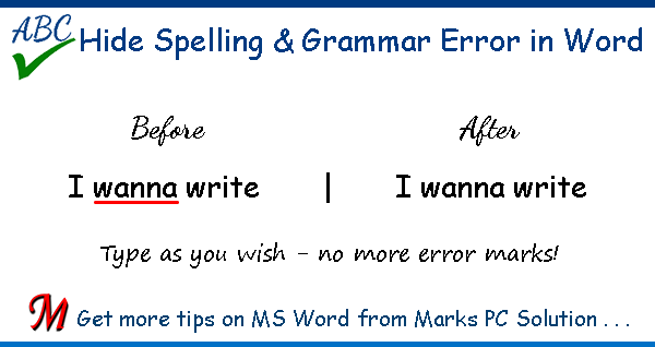 Fast Download Hide Spelling Grammar Errors In MS Word fast-download-hide-spelling-grammar-errors-in-ms-word