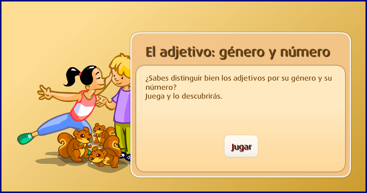 Los adjetivos / Género y número | ESCUELA 2018 - Primaria